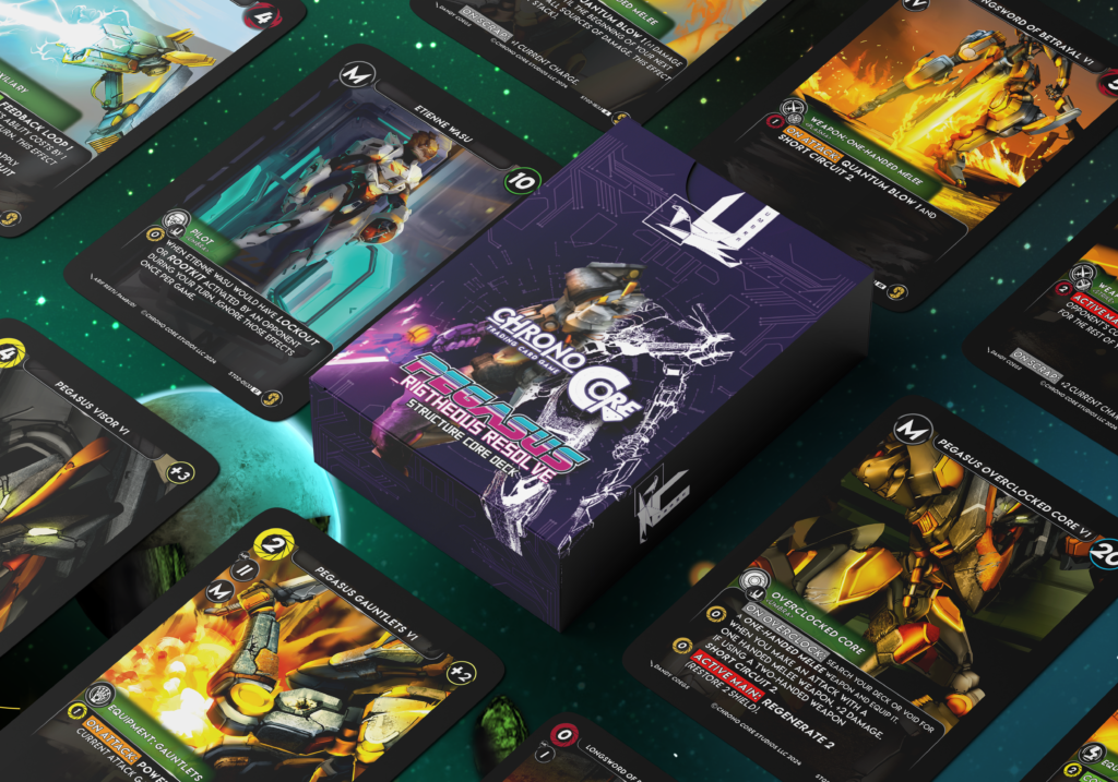 PRE-ORDER - SD02 Pegasus - Righteous Resolve Structure Deck - chronocoretcg.com